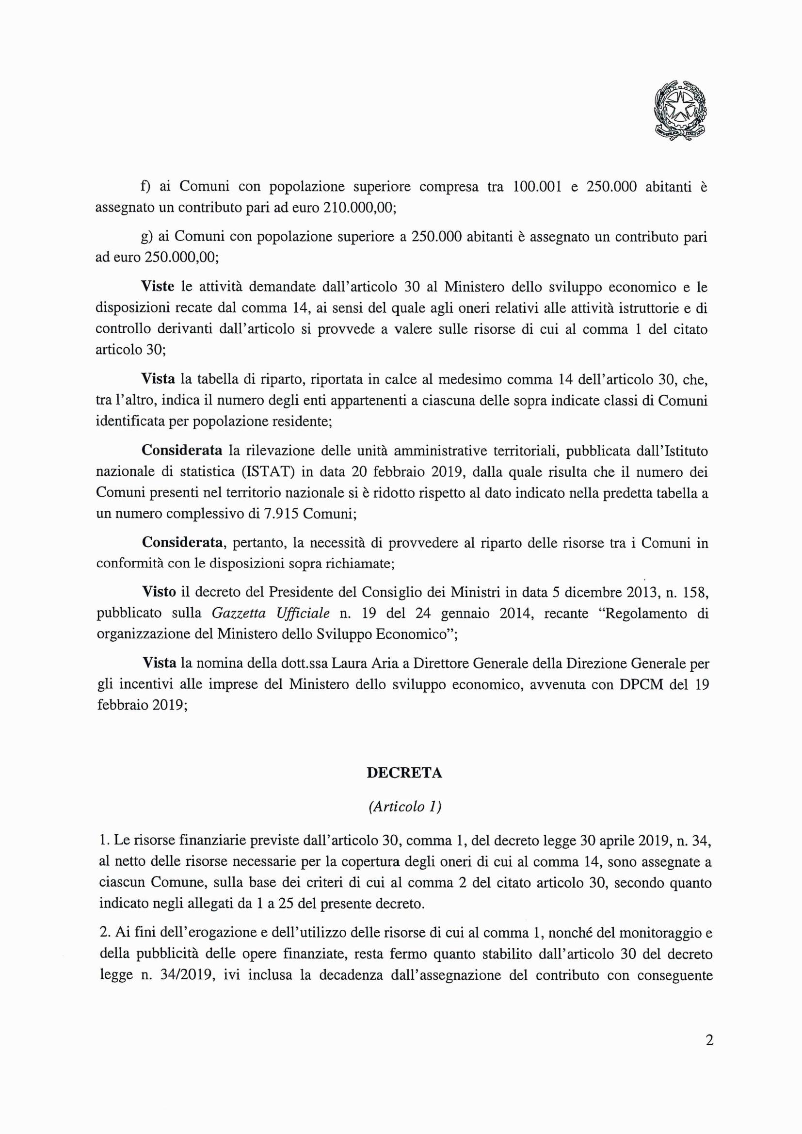 Il decreto-legge n.34/2019 (cd. decreto crescita) – Assoben
